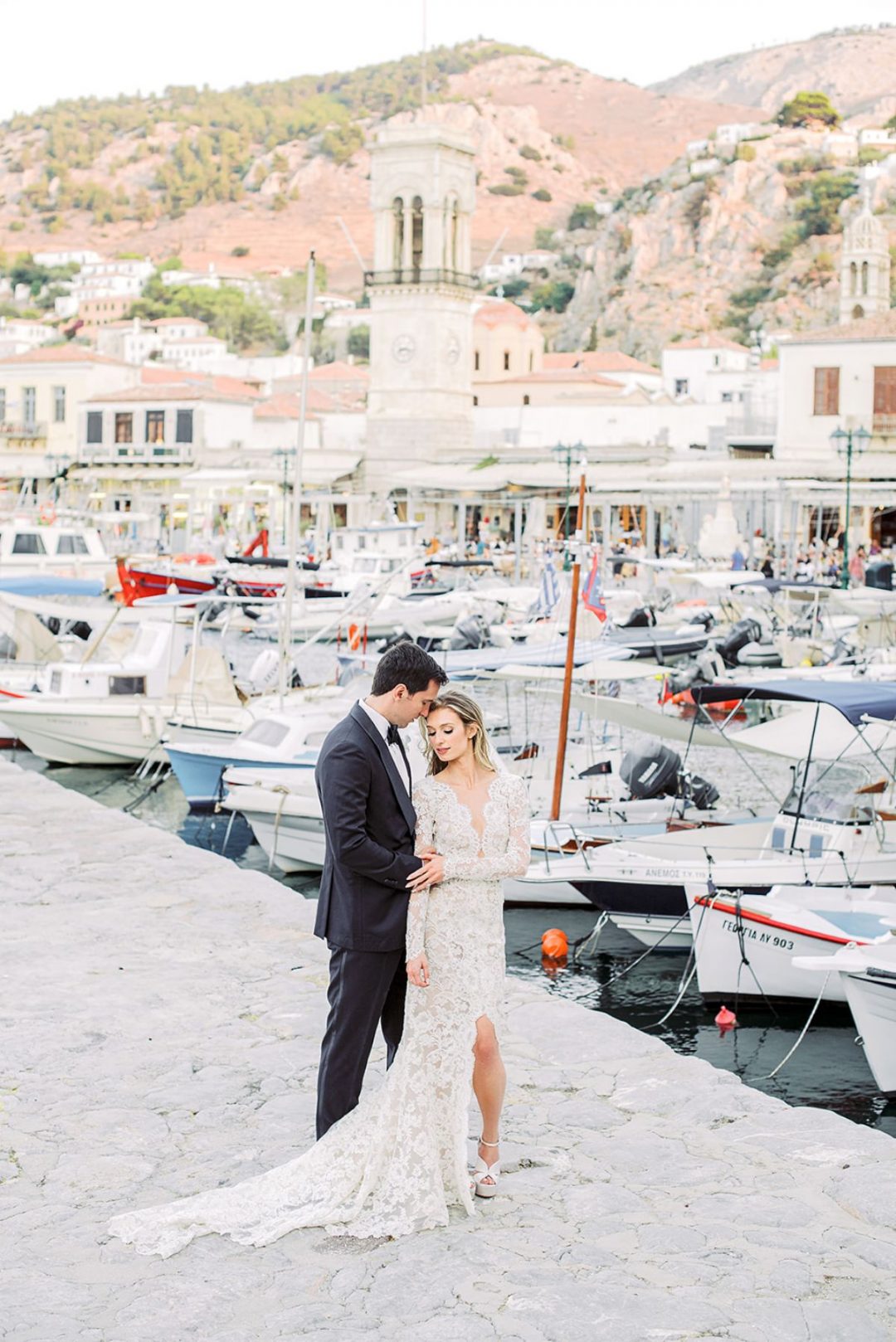 Athens Wedding at the scenic Temple of Poseidon - Les Anagnou Photographers
